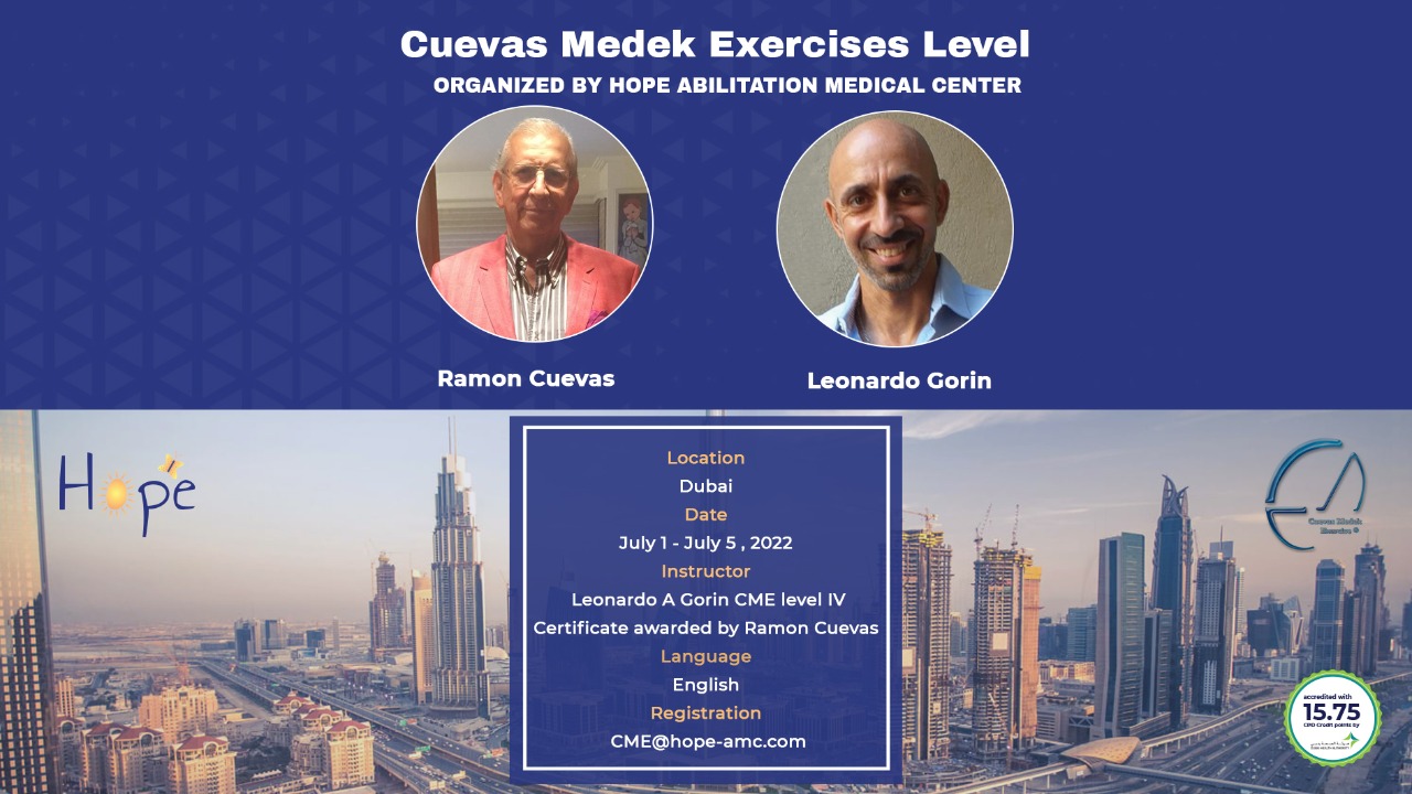 Cuevas Medek Exercises Level I Course – for professionals - Hope AMC